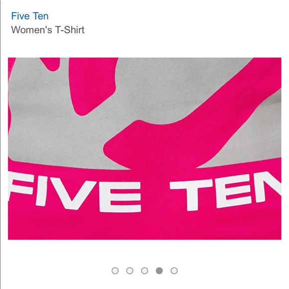 adidas | Tops | Nwt Womans Pink Five Ten Logo Tee Shirt | Poshmark